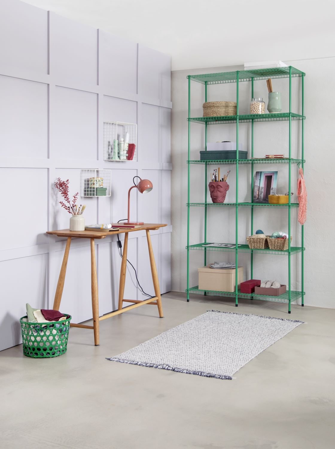 PIPE RACK 2 x 5 – Industriel reol Kalager Design